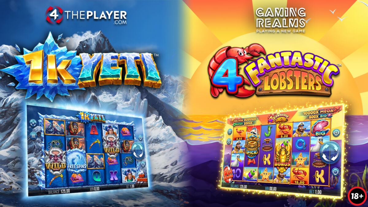 4 Fantastic Lobster and 1k Yeti launch on Gaming Realms